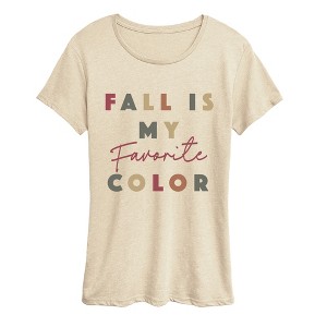 Women's - Instant Message - Fall Is My Favorite Color Short Sleeve ...
