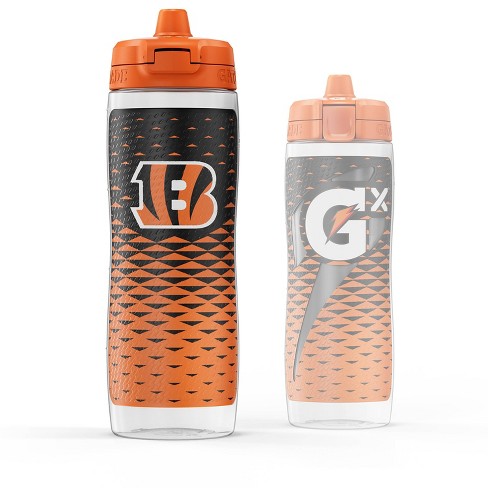 Nfl Cincinnati Bengals Gatorade Gx Plastic Water Bottle - 30oz : Target