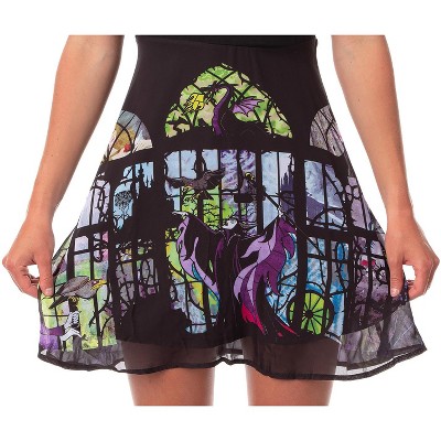Disney Womens' Maleficent Sleeping Beauty Stained Glass Chiffon Tank ...