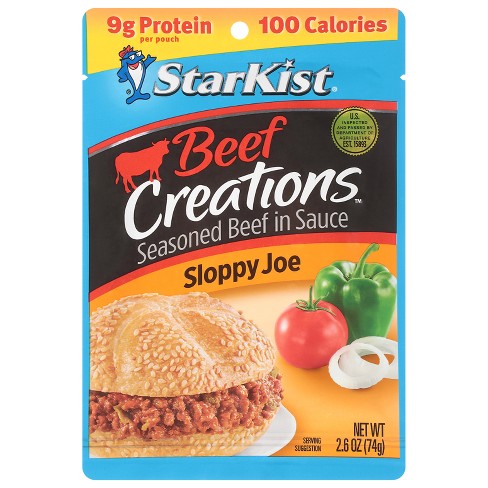 Starkist Beef Creations Sloppy Joe - 2.6oz : Target