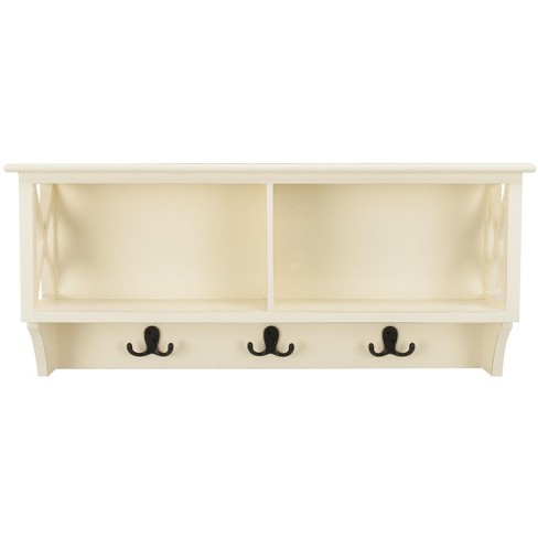 Freya Hanging Storage Wall Rack - White - Safavieh : Target