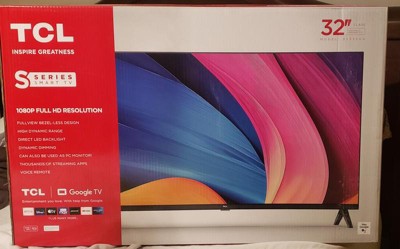Tcl 32" Class S3 S-class 1080p Fhd Hdr Led Smart Tv With Google Tv ...