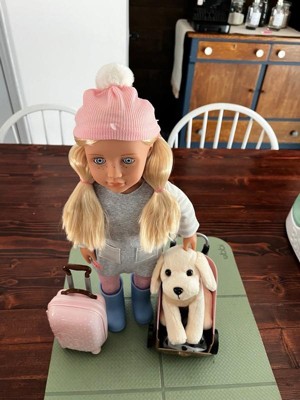 Our Generation Meagan 18" Doll & Pet Travel Bundle : Target