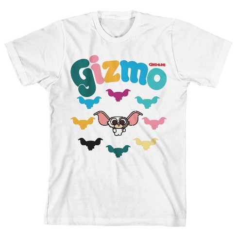 Gremlins Gizmo Rainbow Silhouettes White T-shirt Toddler Boy To Youth ...