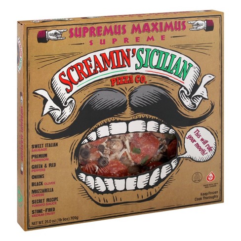 Screamin' Sicilian Supreme Frozen Pizza - 25oz : Target