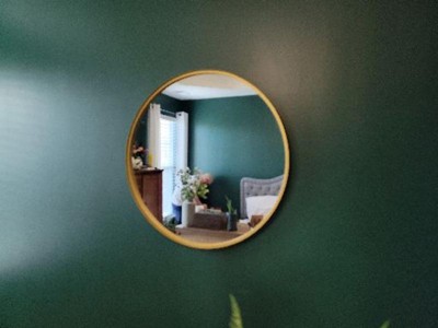 34" Round Decorative Wall Mirror - Threshold™ Designed With Studio ...