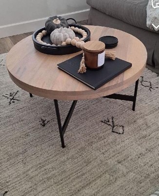 Villa Park Round Wooden Coffee Table - Threshold™ Designed With Studio ...