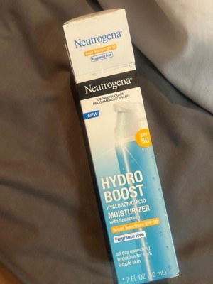Neutrogena Hydro Boost Hyaluronic Acid Facial Moisturizer To Hydrate ...