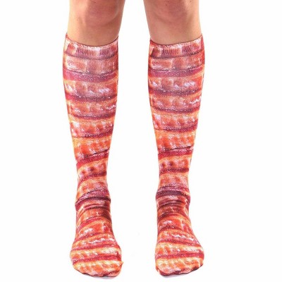 Living Royal Stacked Hamburgers Photo Print Crew Socks : Target