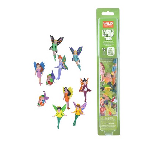 Wild Republic Nature Tube Fairy Figurines, 10 Pieces : Target
