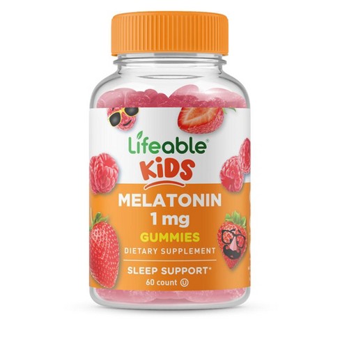 Lifeable Melatonin For Kids, For Sleep Support, Vegan, 60 Gummies : Target
