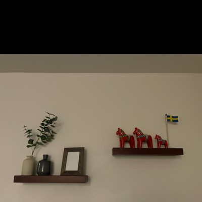 24" Floating Wood Shelf - Threshold™ : Target