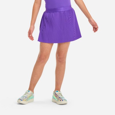 Girls' Pleated Woven Skort - All In Motion™ Dark Purple Xxl : Target