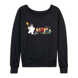 Women's - Frosty the Snowman - Kids and Snowflakes Lightweight French ...