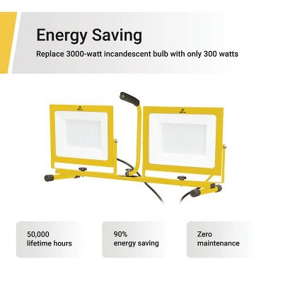 1-Pack 30,000 Lumen LED Tripod Work Light : Target