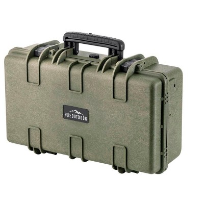 Monoprice Weatherproof Hard Case - 22in X 14in X 8in, Od Green With ...