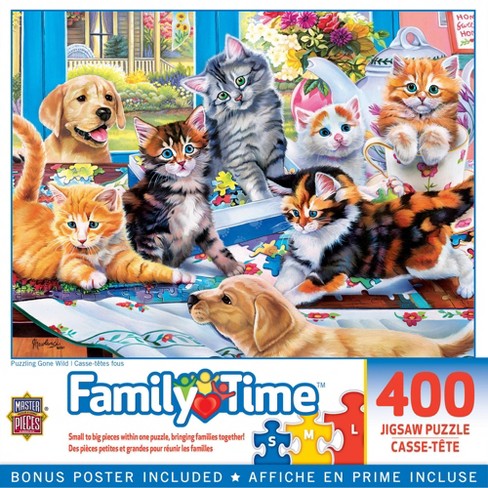 Masterpieces 400 Piece Jigsaw Puzzle - Puzzling Gone Wild - 18"x24 ...
