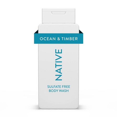 Native Body Wash - Ocean & Timber - Sulfate Free - 18 Fl Oz : Target