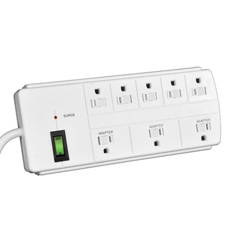 Gogreen Power (gg-18316wh) 8-outlet Surge Protector, White : Target
