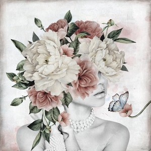 HomeStock Pretty Angela Painting Print on Wrapped Canvas : Target