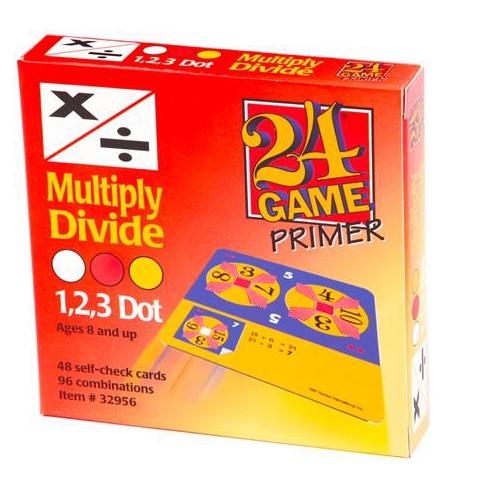 24 Game Cards Multiply/divide Primer, 48 Card Set : Target