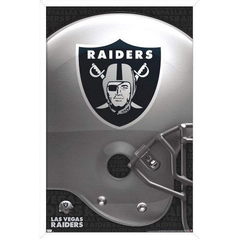 Trends International Nfl Las Vegas Raiders – Logo 20 Framed Wall Poster ...
