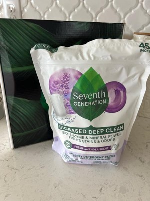 Seventh Generation Laundry Detergent Packs Free & Clear - 45ct/31.7oz ...