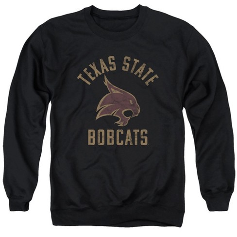 Texas State University Official Bobcats Logo Adult Crewneck Sweatshirt ...