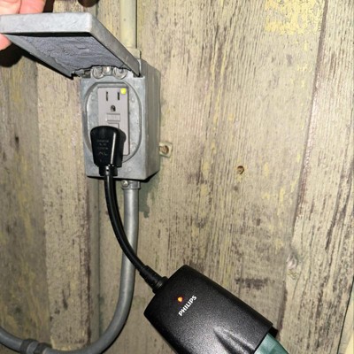 Philips 2 Outlet Phillips Outdoor On/off Remote Lighting Control : Target