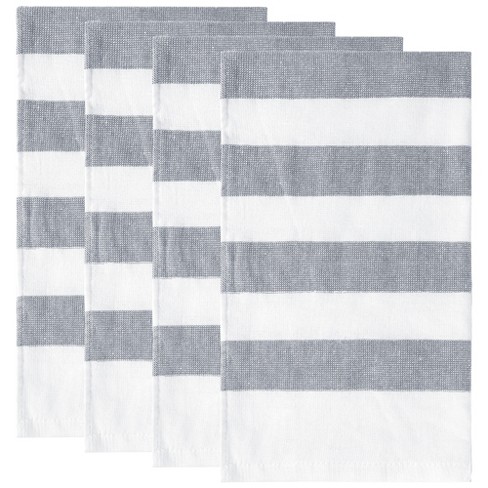 Unique Bargains Cotton Absorbent Decorative Kitchen Towels Sets 17" X ...