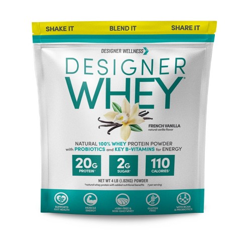 Designer Protein Whey French Vanilla - 64oz : Target