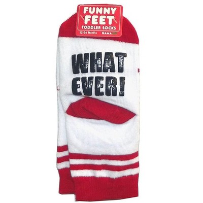 Gamago Funny Feet Toddler Socks: Whatever! : Target