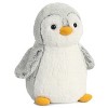 Aurora Pompom Penguin 11.5" Grey Stuffed Animal : Target