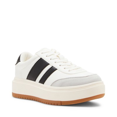 Madden Girl Navida Platform Sneaker - 7 - White/black : Target