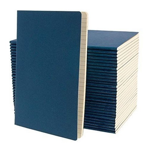 Simply Genius A5 Lined Notebooks With Softcover - College Ruled ...
