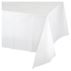 54" X 108" Solid Table Cover Black - Spritz™ : Target