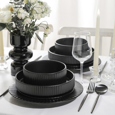 Christian Siriano Lusso 32-piece Dinnerware Set Stoneware, Service For ...