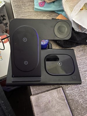 Just Wireless 3-in-1 Portable Wireless Charger - Black : Target