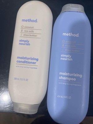 Method Simply Nourish Moisturizing Shampoo Sulfate & Silicone Free - 14 ...