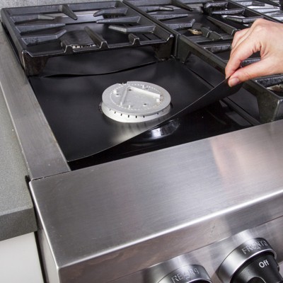 Kitchen + Home Nonstick Stove Top Range Burner Liners - Set Of 8 : Target