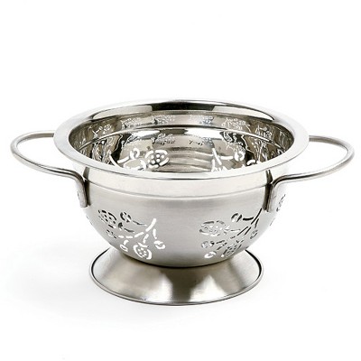 Kitchenaid 5 Quart Colander Stainless Steel Black Rim : Target