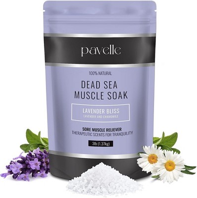 Pavelle Magnesium Dead Sea Salts For Soaking Muscles - 3 Lb (48 Oz ...