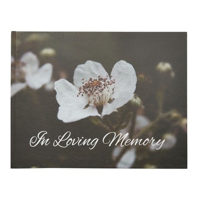 Faithful Finds In Loving Memory Funeral Guest Book For Memorial Service ...