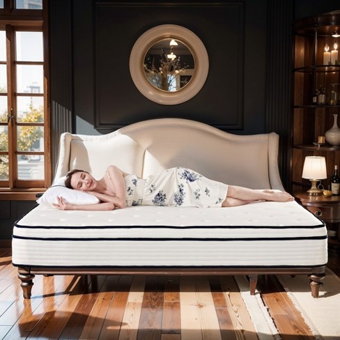12-inch Foam Hybrid Mattress Queen, Euro Top, Individually Wrapped ...