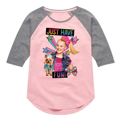 Girls' Jojo Siwa Just Have Fun! - Light Pink/ath Hea - Small : Target