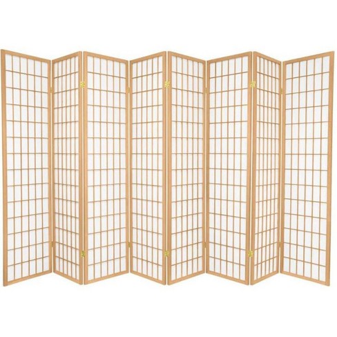 Legacy Decor 8 Panels Room Divider Privacy Screen Partition Shoji Style ...