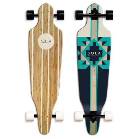 Sola Sports 38.75" Bamboo Premium Graphic Design Complete Longboard ...