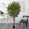 Nearly Natural 6-ft Japanese Maple Silk Tree : Target
