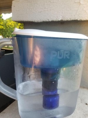 Pur Plus 11 Cup Water Pitcher Filtration System White/blue Ppt110wa ...