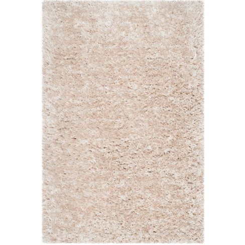 South Beach Shag Sbs562 Hand Tufted Indoor Accent Rug - Champagne - 2'3 ...